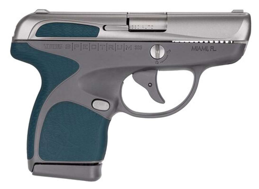 Buy Taurus Spectrum 380 380ACP, 2.8" Barrel, SS, Indiglo Blue Overmold ...