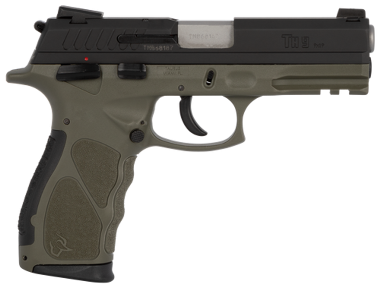 Buy Taurus TH9, 9mm, 4.25" Barrel, 17rd, Black Slide, OD Green for sale ...