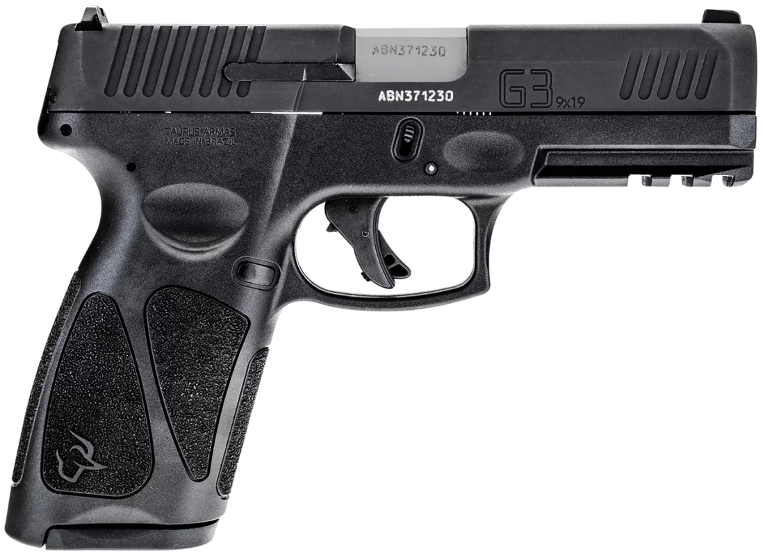 Buy Taurus G3 Full Size 9mm, 4" Barrel, Matte Black, Fixed Front Sight ...
